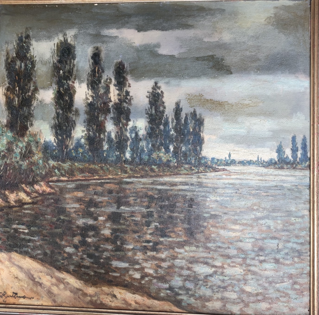 Kunst-Historie zum auch Bad Königer Maler Guntermann: Zwei Gemälde von ...
